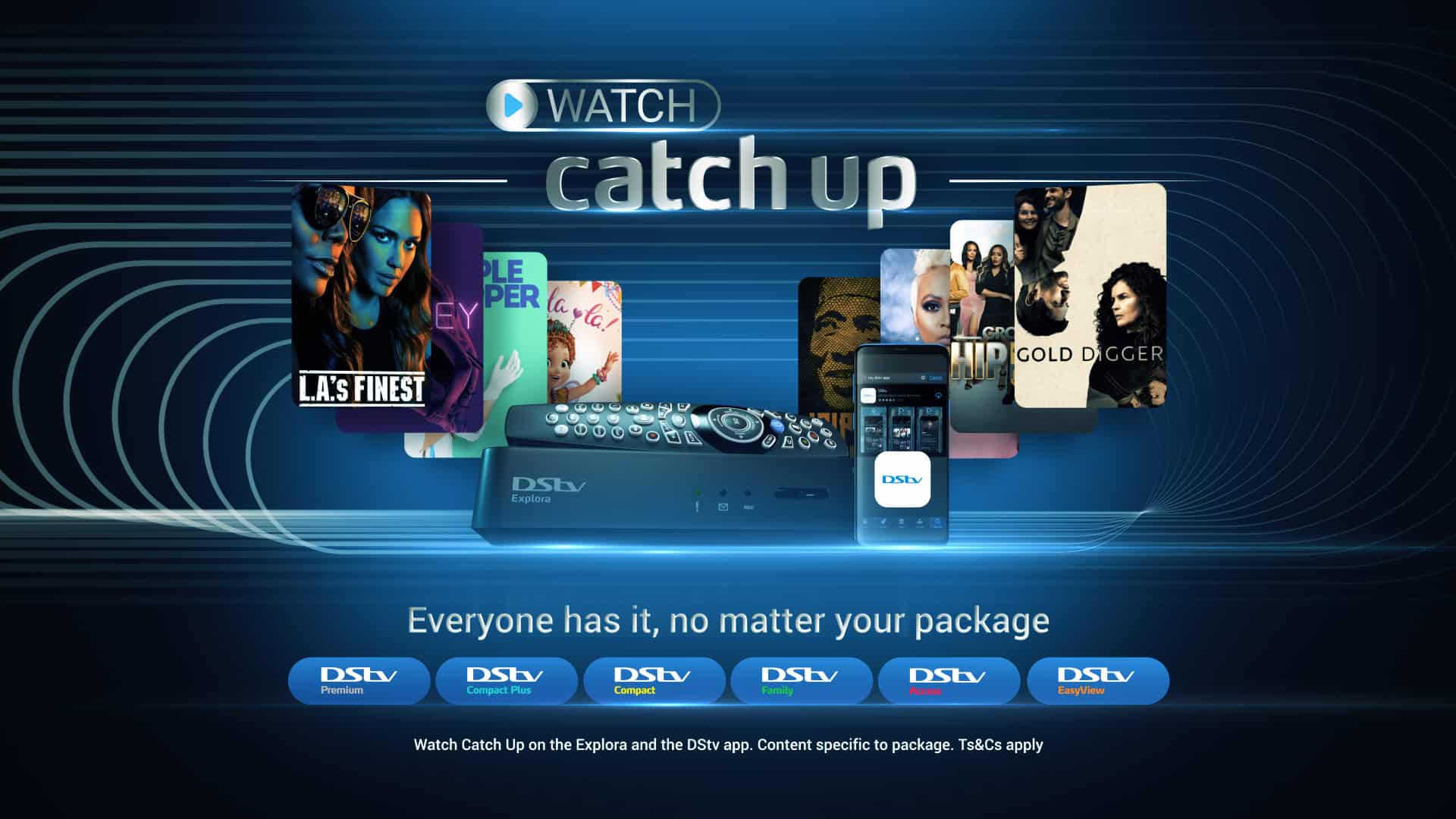 New to Catch Up this month - DStv